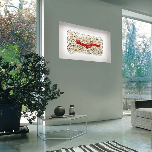 Murano glass decorative wall panels - veveglass
