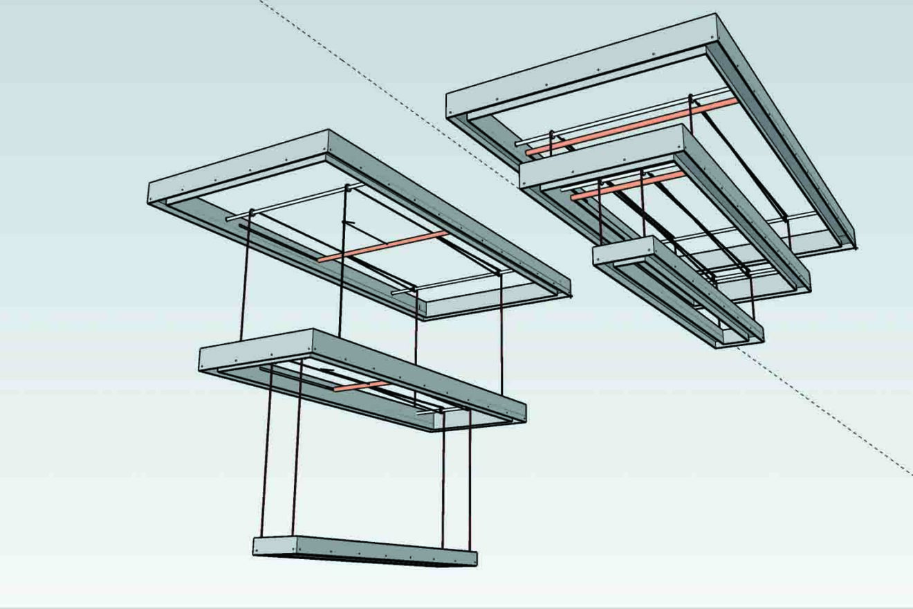 WOM chandelier - veveglass