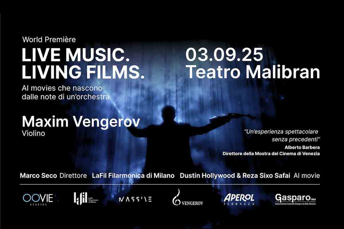 "Live Music. Living Films" at Malibran Theater - veveglass